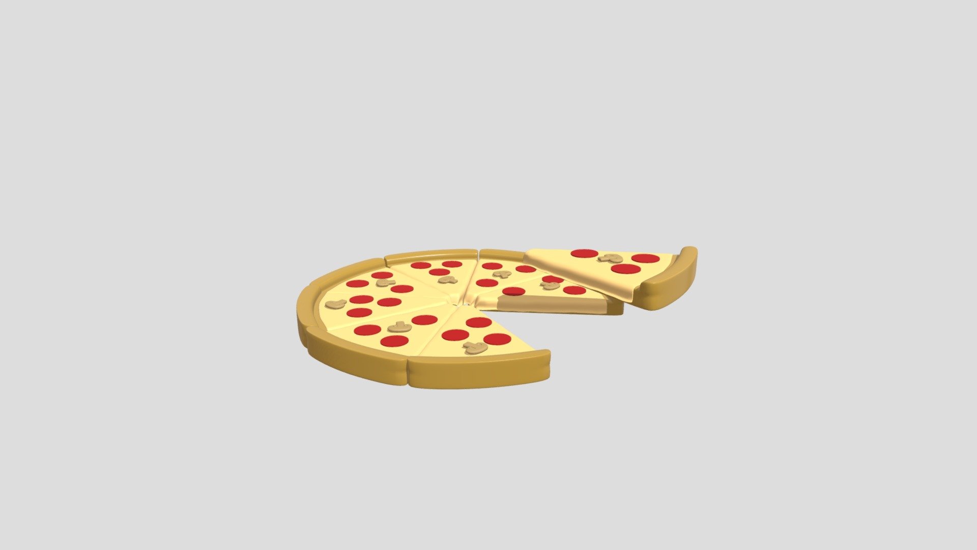 PIZZA - Download Free 3D model by alan_avx [d559fb0] - Sketchfab