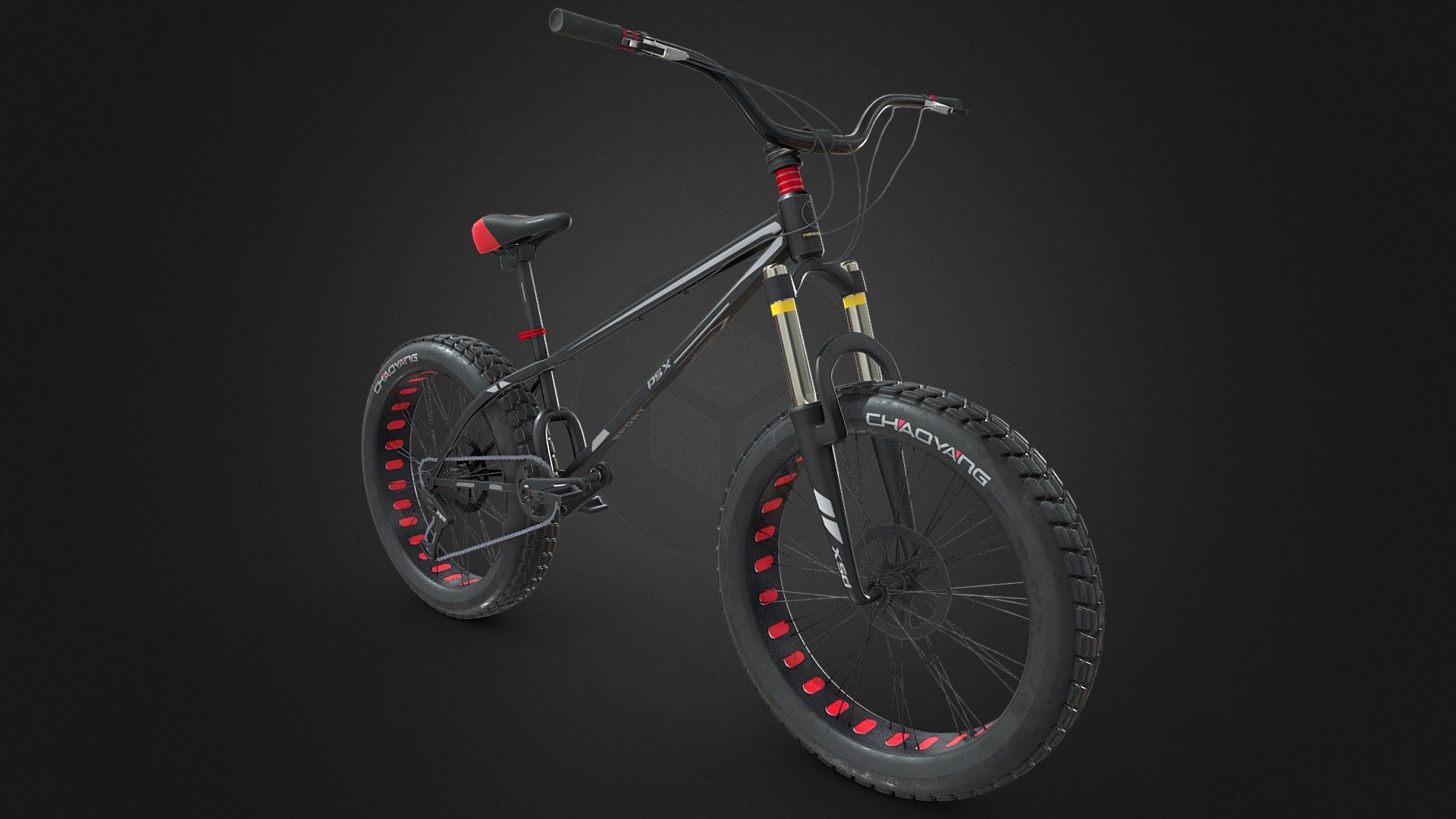 Mountain Bike - 3D model by savscarlett [d55b4f1] - Sketchfab