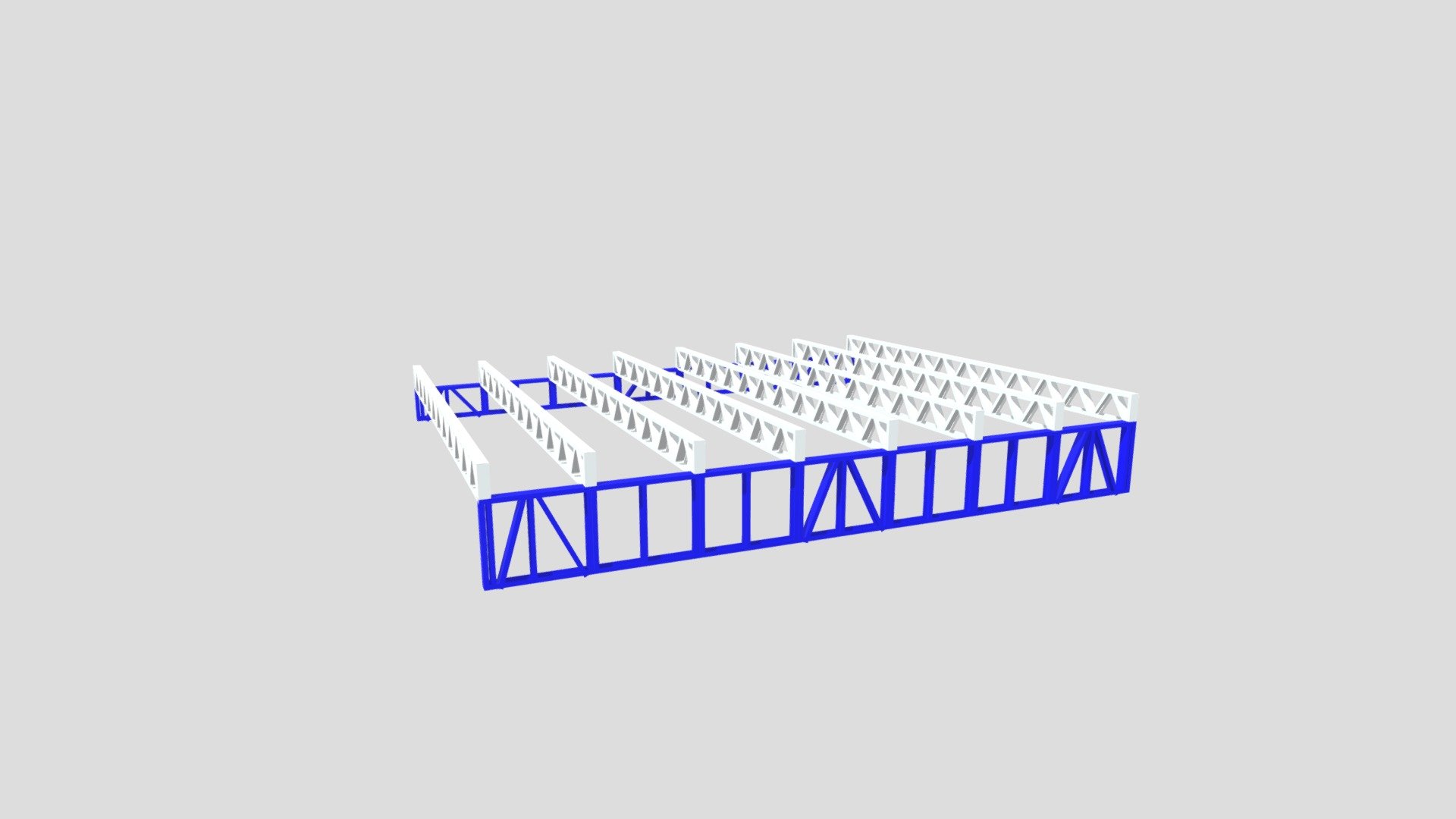 Container Roof Rafters - 3D model by ArmstrongSteelFraming [d55dd5e ...