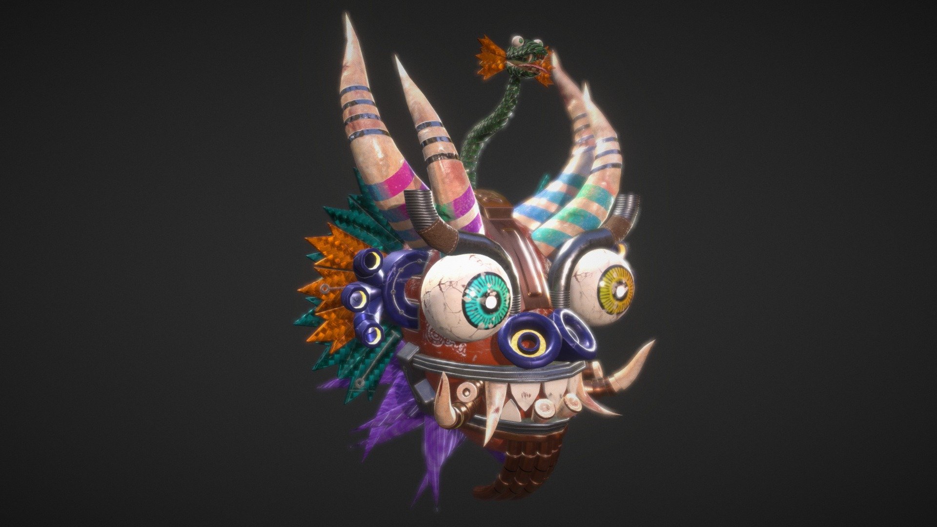 Diablada Futuristic - Buy Royalty Free 3D model by Tlencito [d55e341 ...