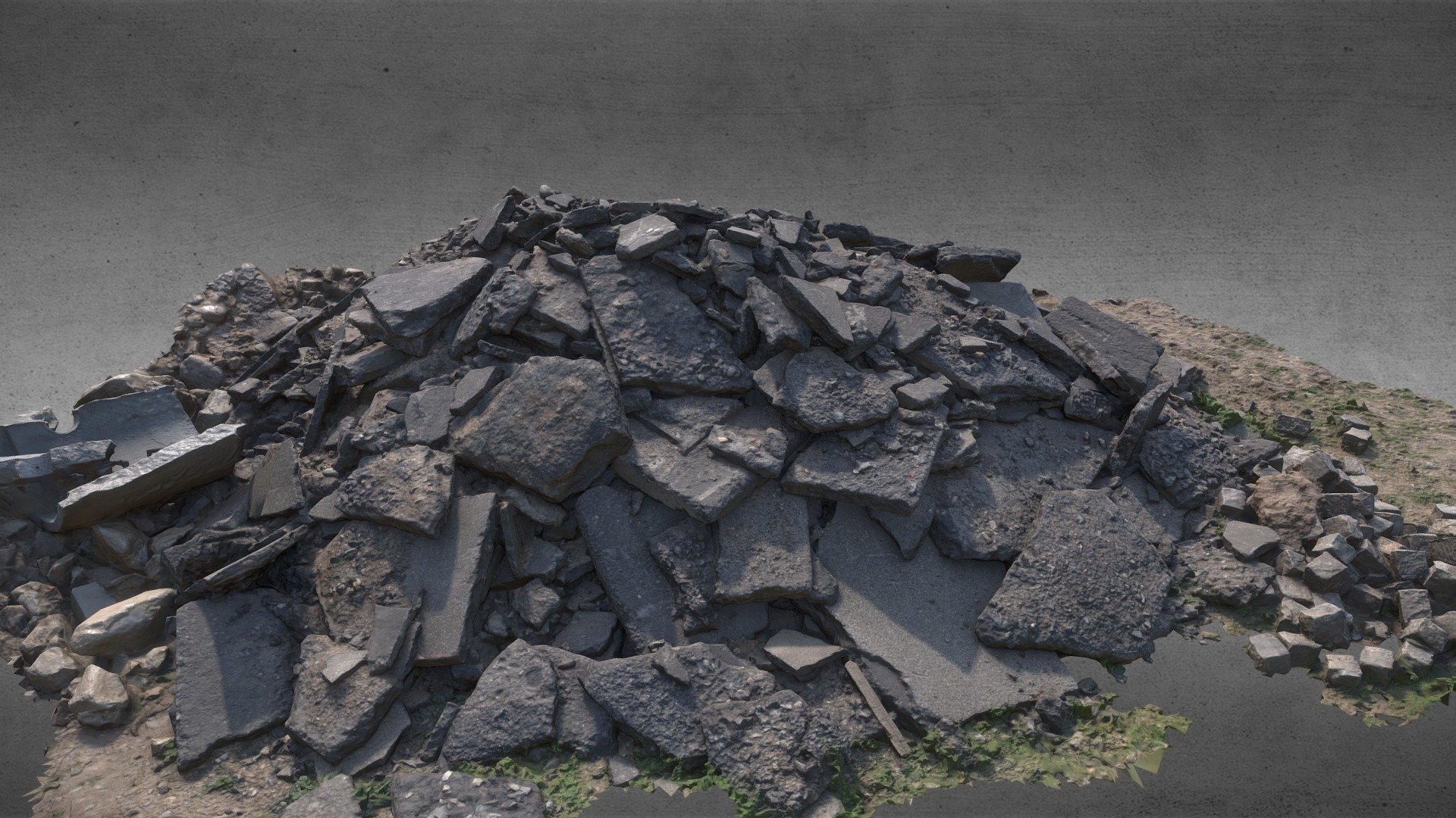 Construction rubble - Download Free 3D model by Exploring Europe and ...