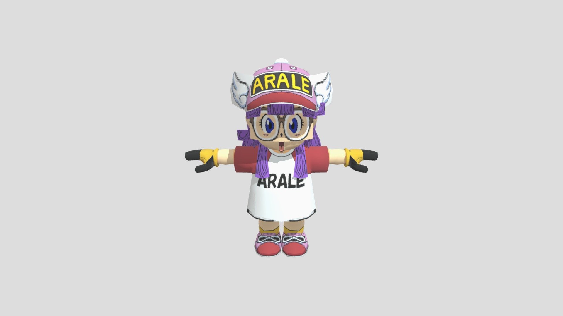 Arale Render By Dragha Dragon Ball ZOR Studio Arale Dr Slump Resin