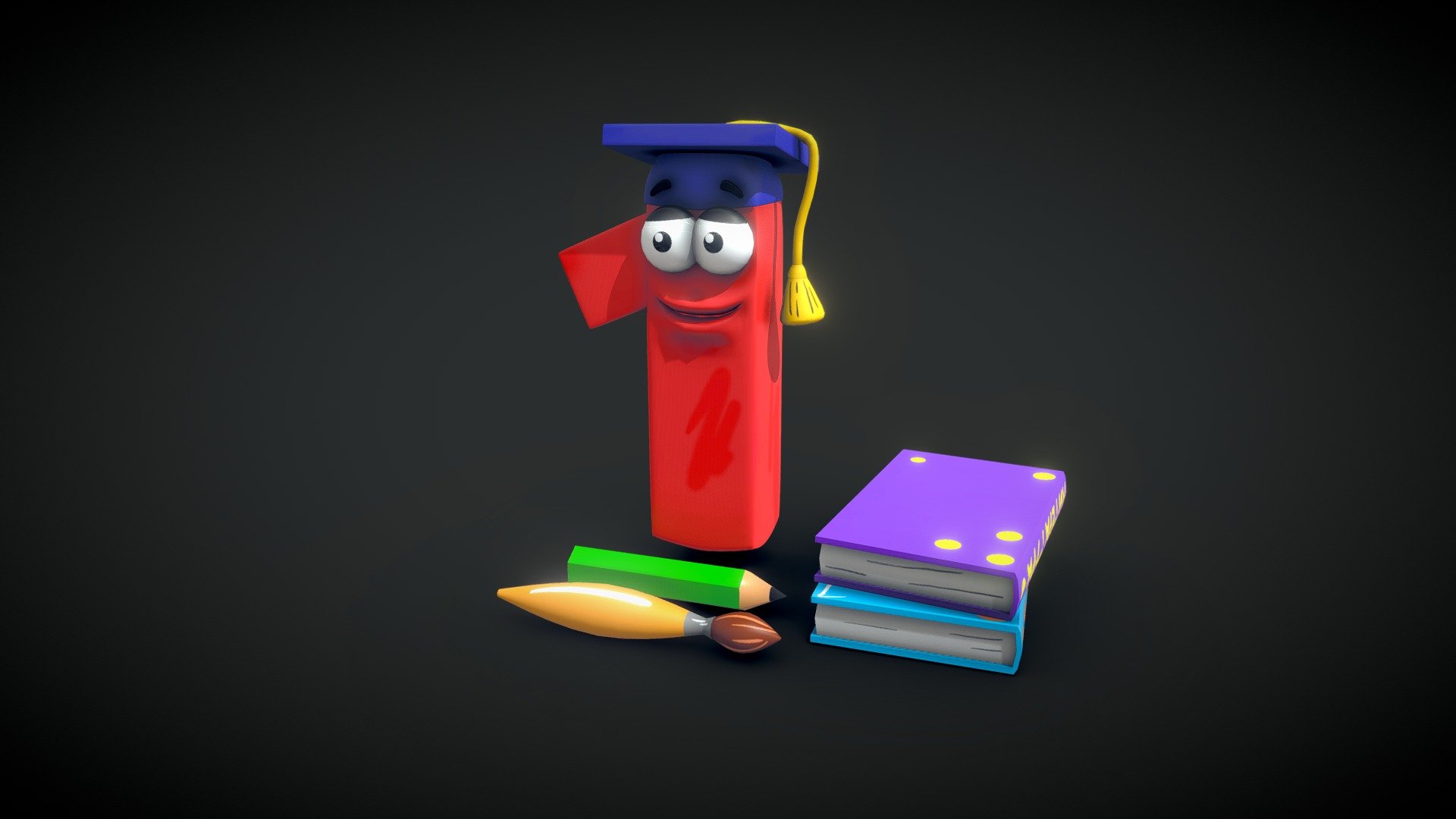 one - 3D model by prouberfarm [d562baf] - Sketchfab