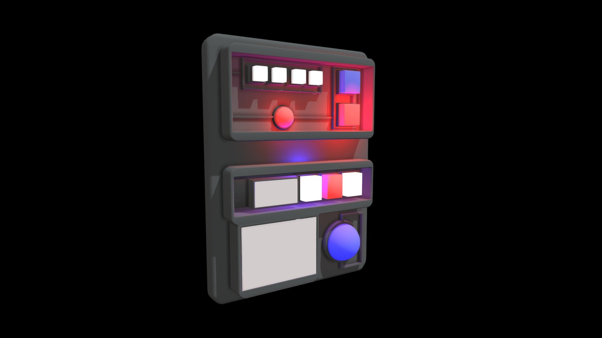 Sci Fi Control Panel Inspired by Star Wars - Download Free 3D model by ...