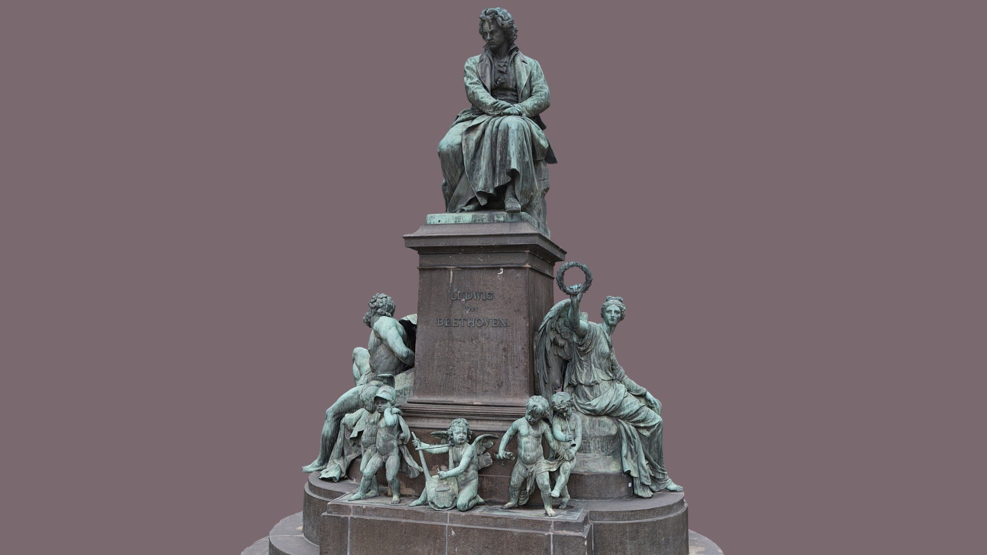 Ludwig van Beethoven - Buy Royalty Free 3D model by www.denkmal-3d.at ...