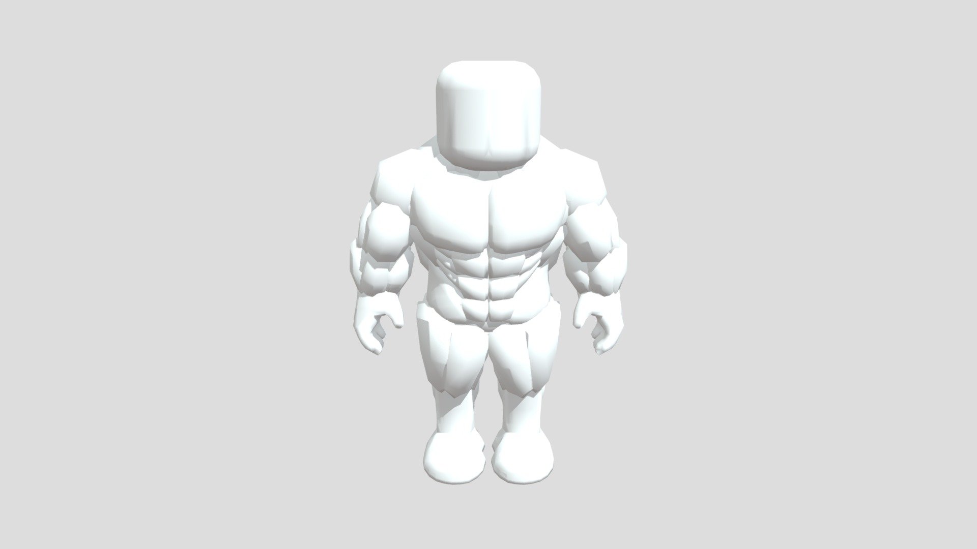 Roblox Muscular Character - Download Free 3D model by NotSnicker ...