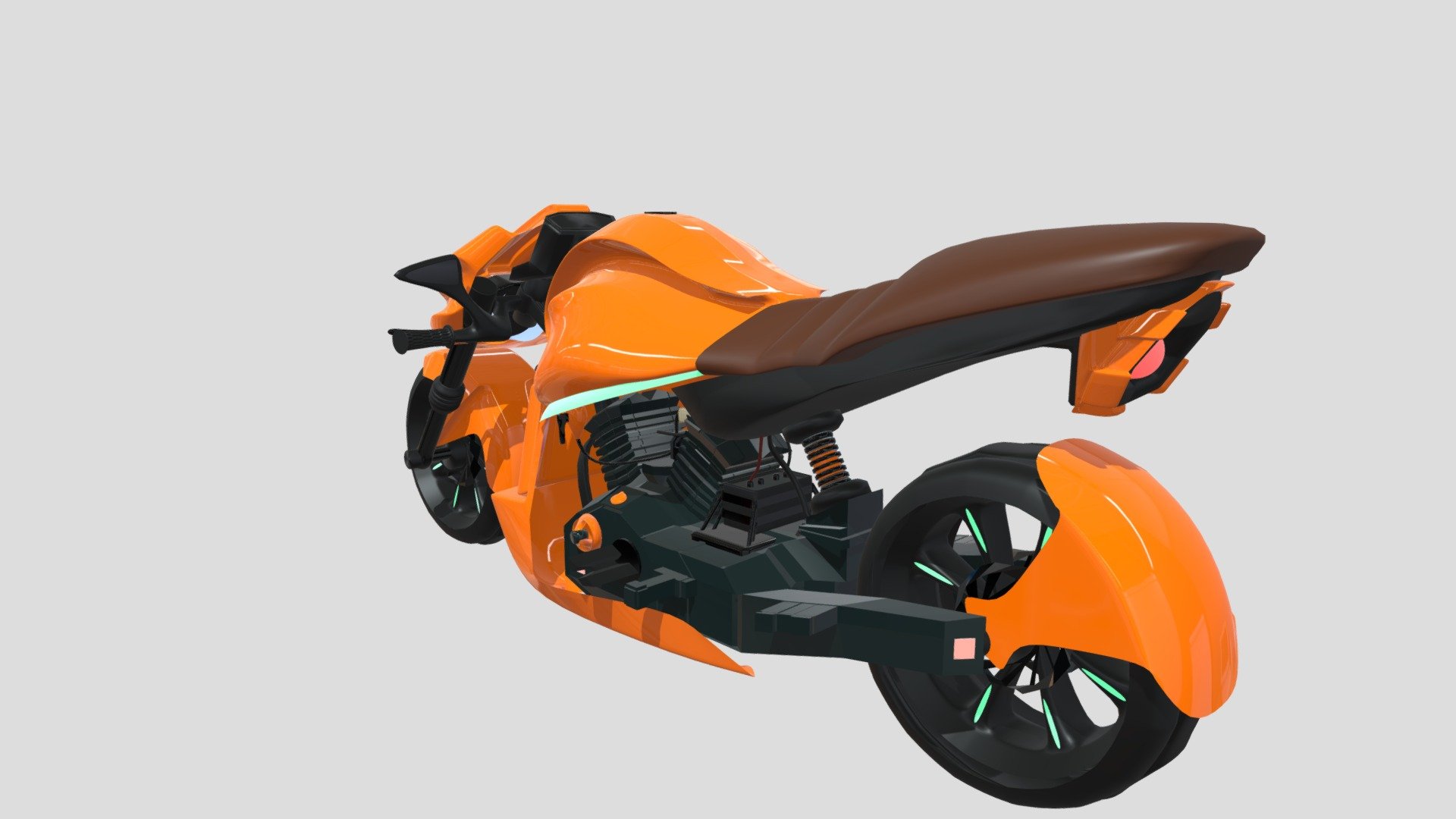 Scifi Motorcycle - 3D model by mehrdadhp [d56698c] - Sketchfab