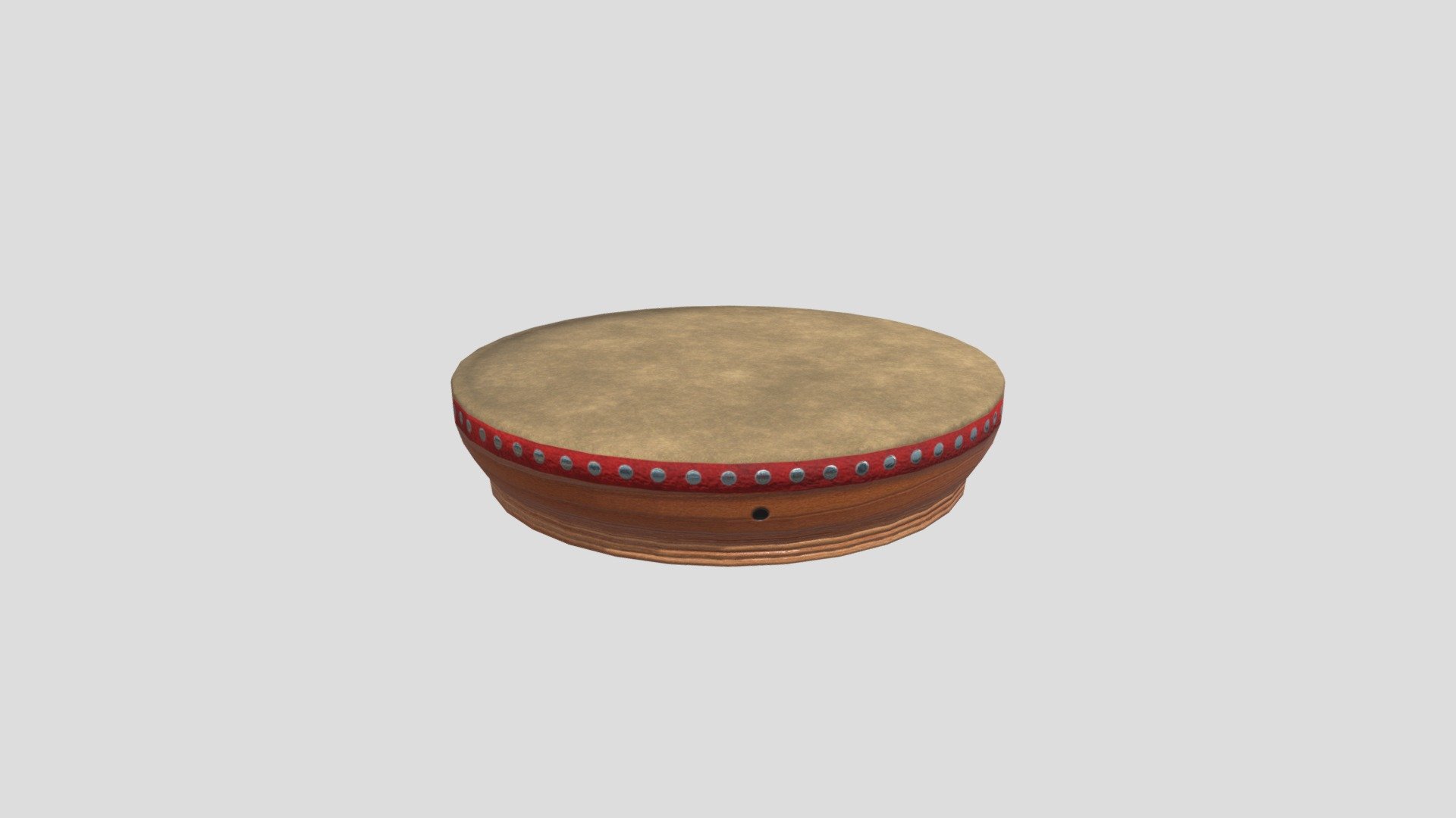 Kompang - 3D model by TANWAIKEN [d566f26] - Sketchfab