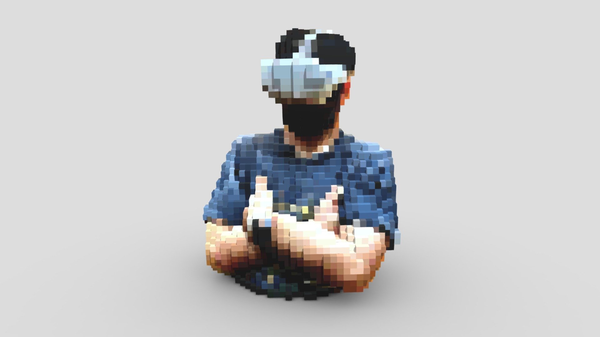 Hervé (voxelized) - Download Free 3D model by Emm (@edemaistre ...