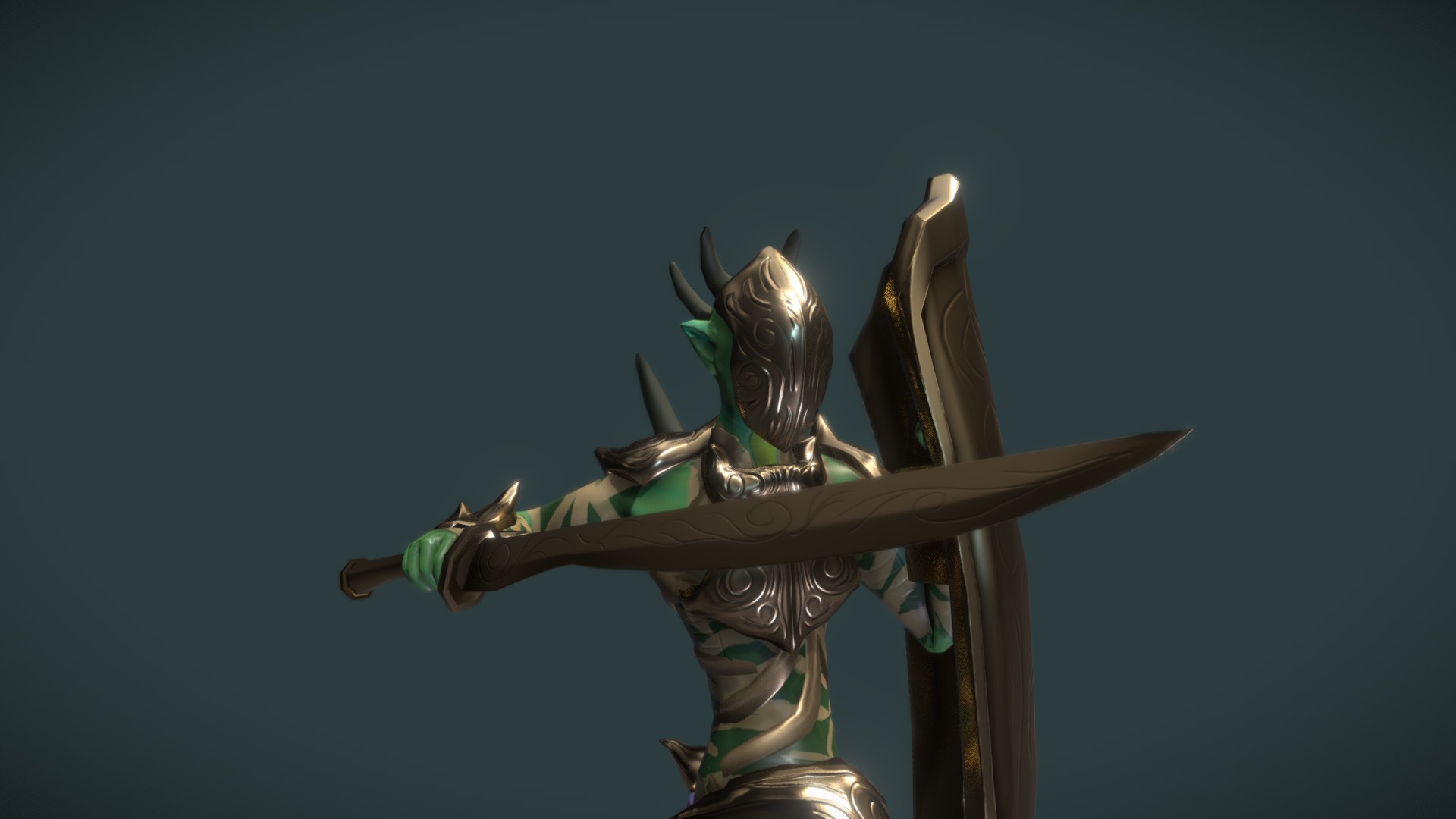 Forest Sentinel - Warrior - 3D model by StraussWard [d56879b] - Sketchfab