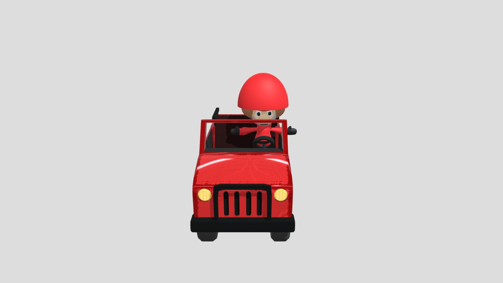 HCR Bill Newton driving On Hill Climber - Download Free 3D model by ...