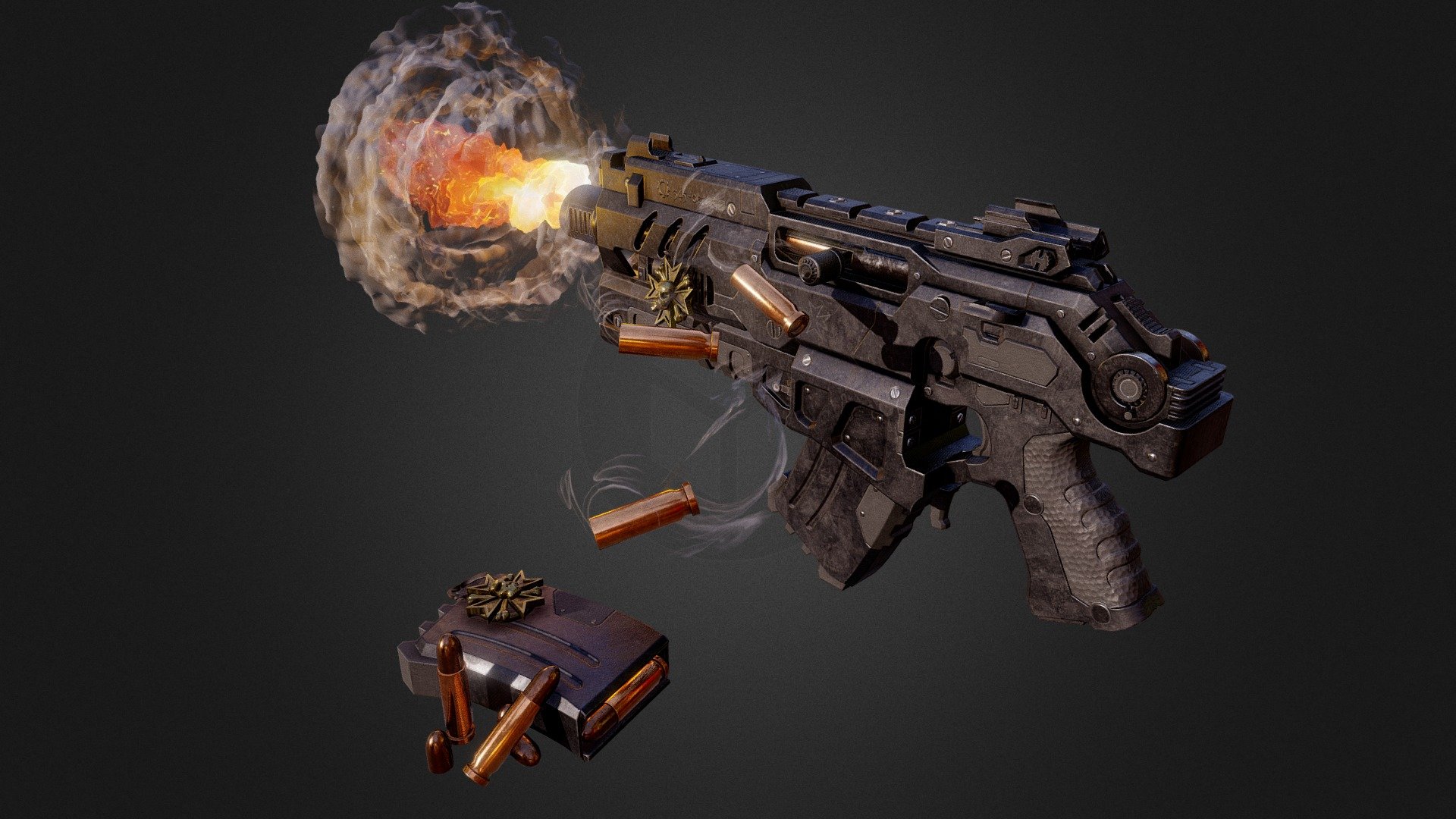 SMG - Download Free 3D model by Cyril43 [d56a5da] - Sketchfab