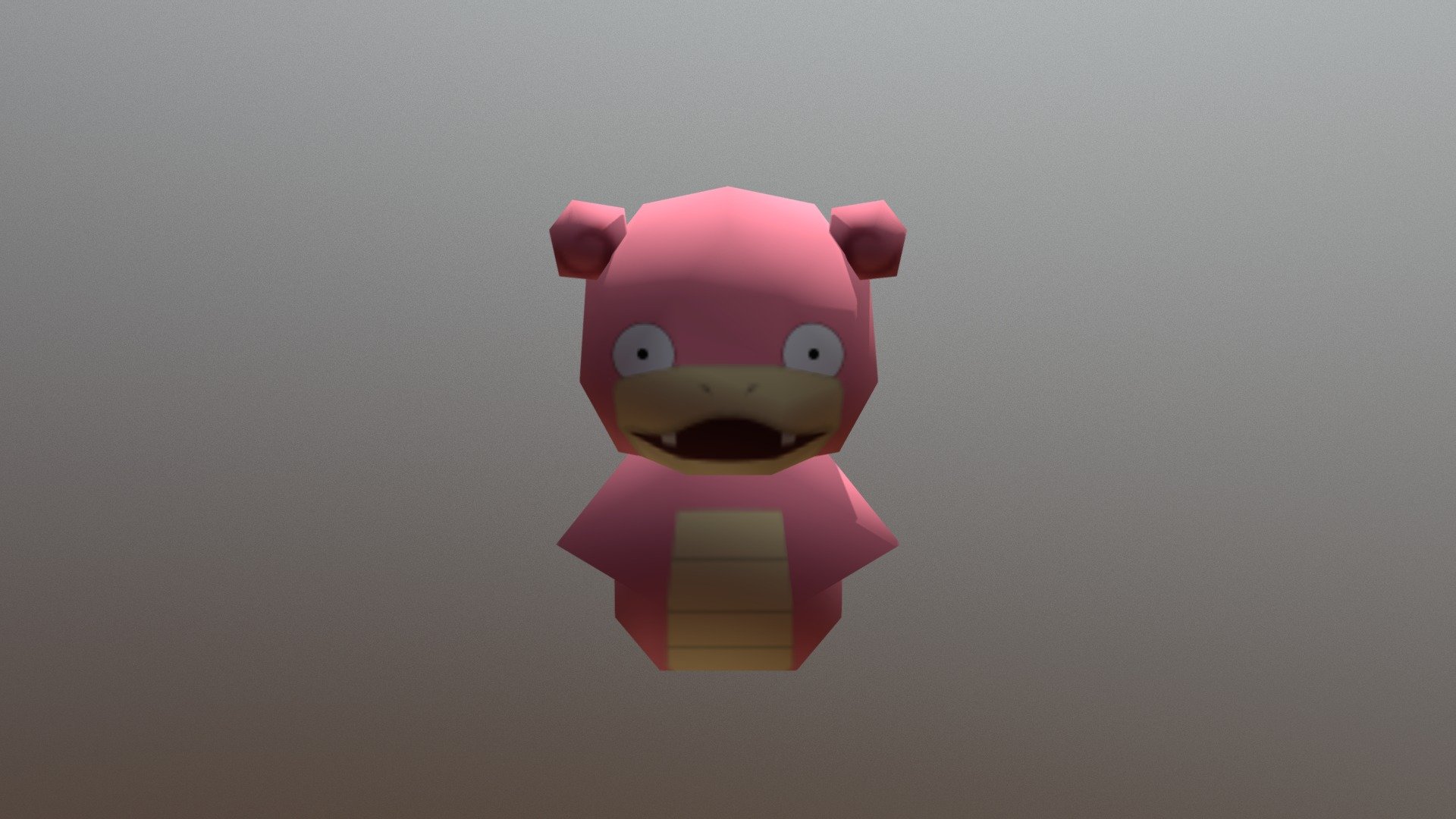 Slowbro - Download Free 3D model by kristinasequeira5 [d56b95e] - Sketchfab