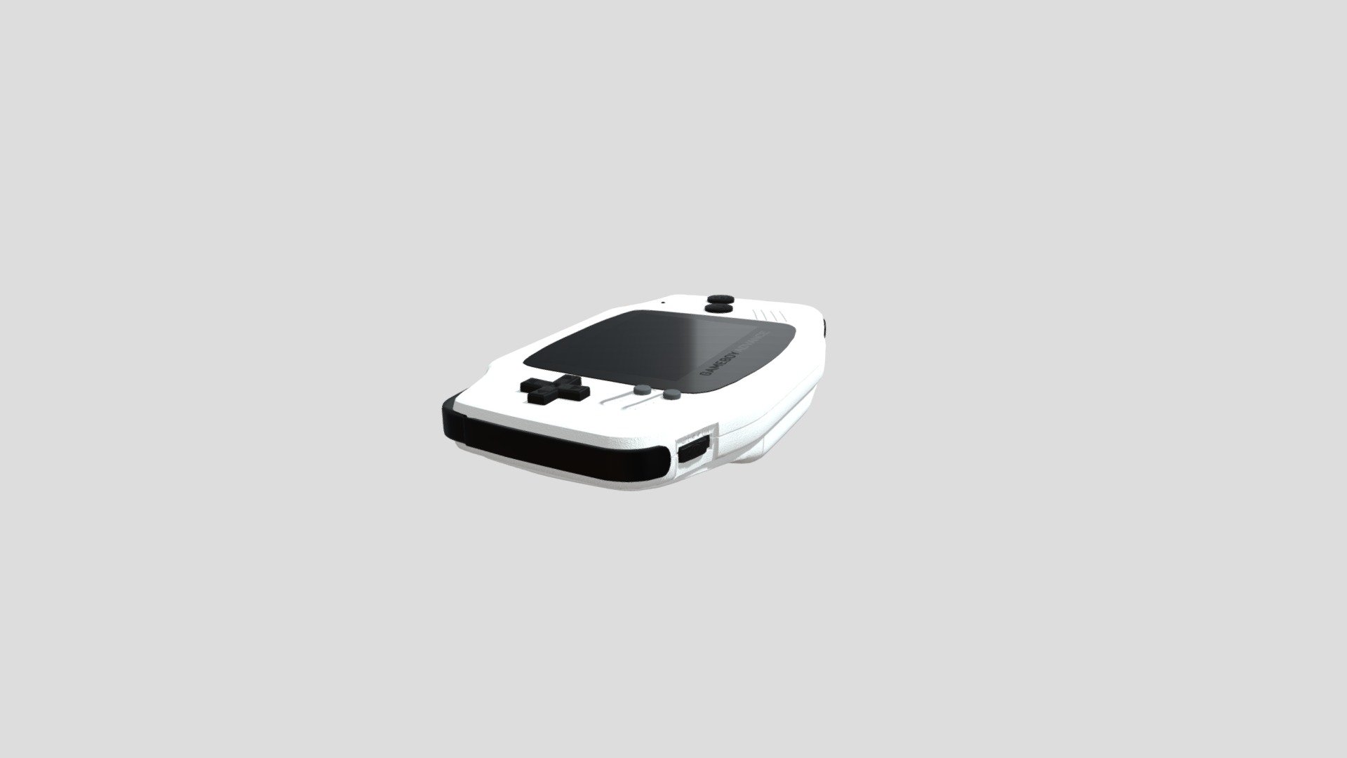 GameBoy Advanced 3D Model - 3D model by ZachAus [d56c8ad] - Sketchfab