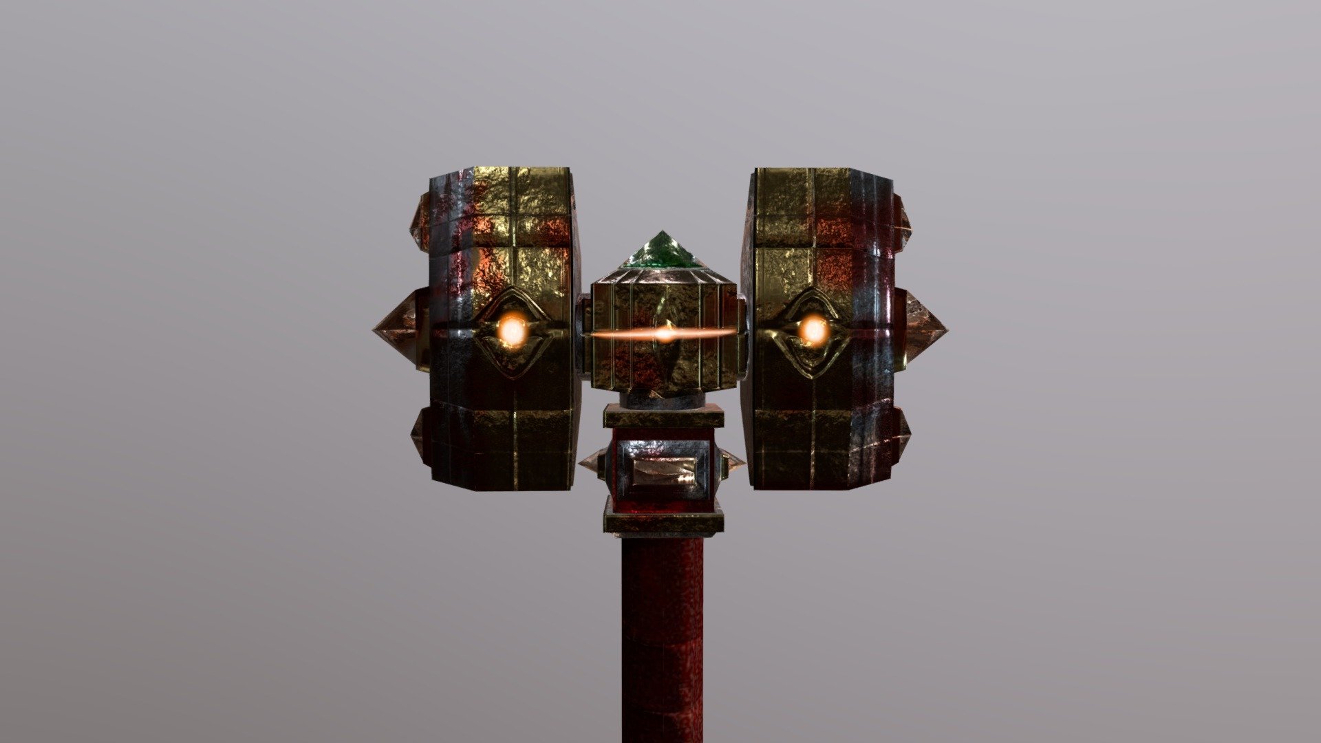War Maul of Gehenna - 3D model by Aaksunh [d56d0eb] - Sketchfab