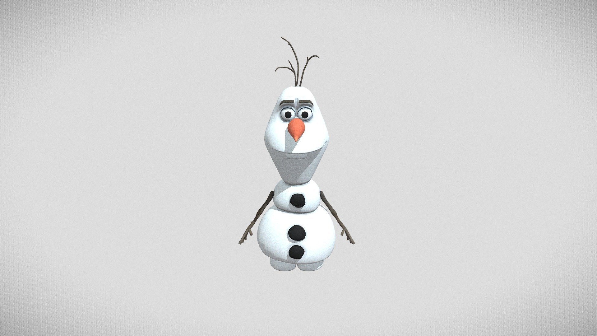 Frozen Olaf Game Rig For Blender - 3D model by XPea (@xpea16) [d56fa92 ...