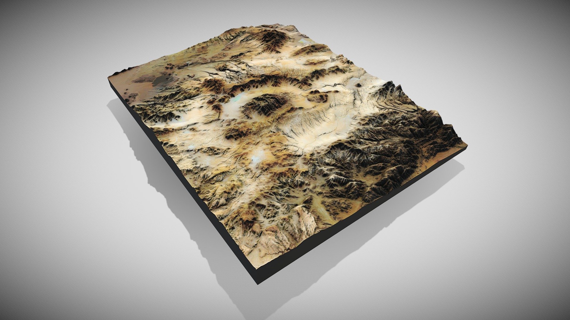Cerro Galán caldera, Argentina - Download Free 3D model by jack.simmons ...