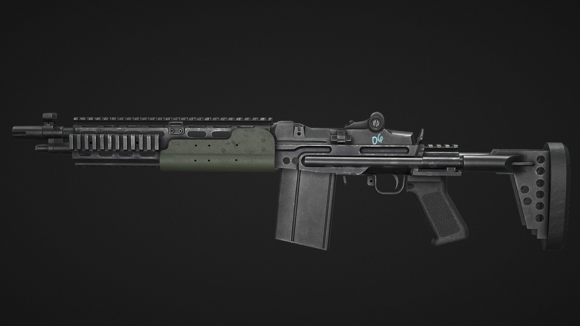 M14 EBR Short - Buy Royalty Free 3D model by MarcusG94 [d570c87] - Sketchfab Store