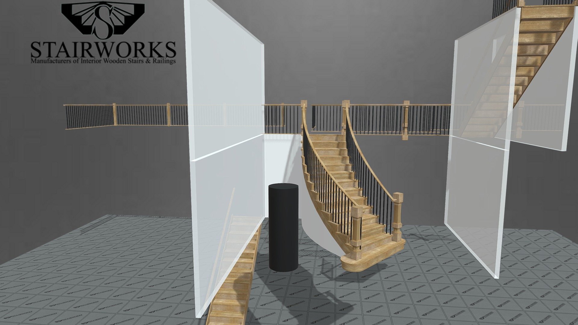 I-HOME_36 BRIDLEPATH_STAIR-RAILING_DESIGN_REV4 - 3D model by STW ...