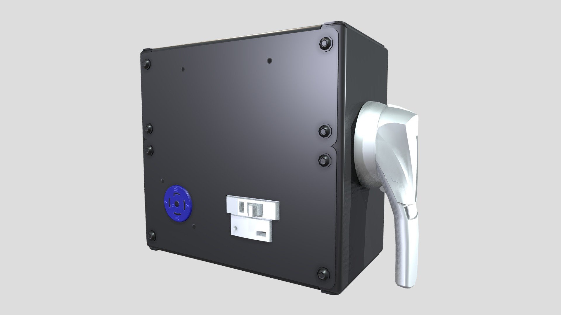 1 X 30Amp, 22Ka 3P Mcb + 1 X L21-30R - 3D model by Vertiv [d57245c ...