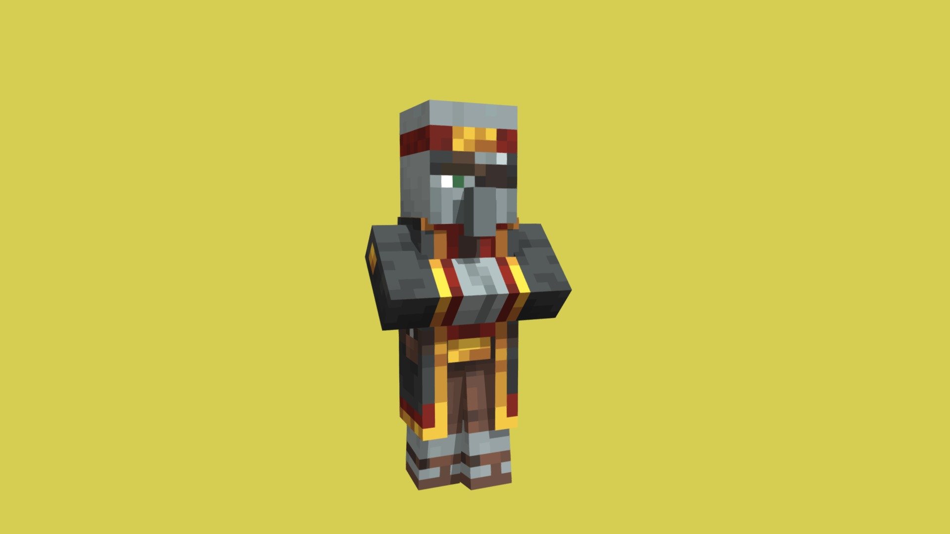 Minecraft Pillager Cultist - 3D model by sirToxini [d57266e] - Sketchfab
