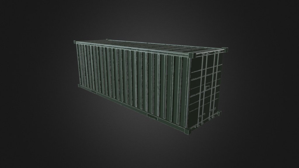 Old Container - 3D model by 3d_ismael [d5730a3] - Sketchfab