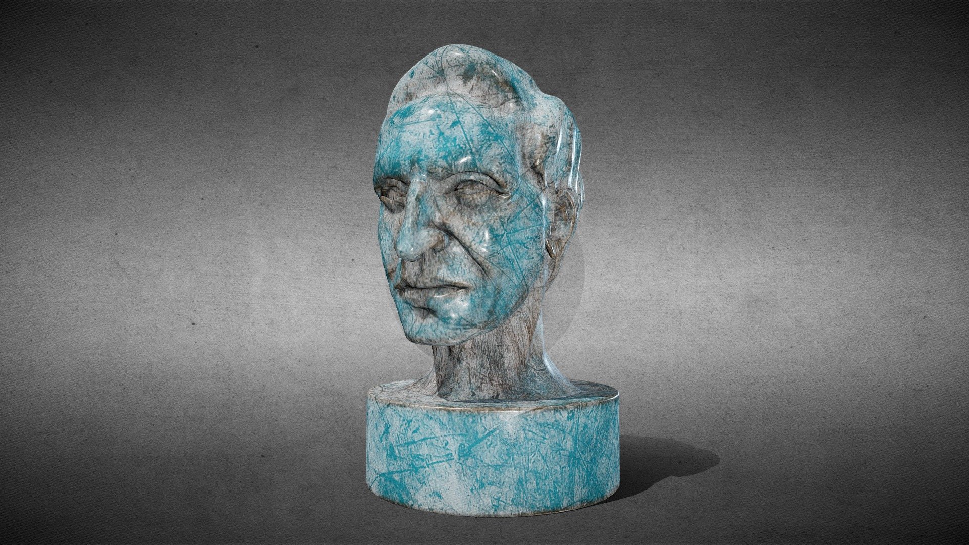 Old man statue - 3D model by pyramid_studioo (@Pyramidstudioo) [d57435d ...