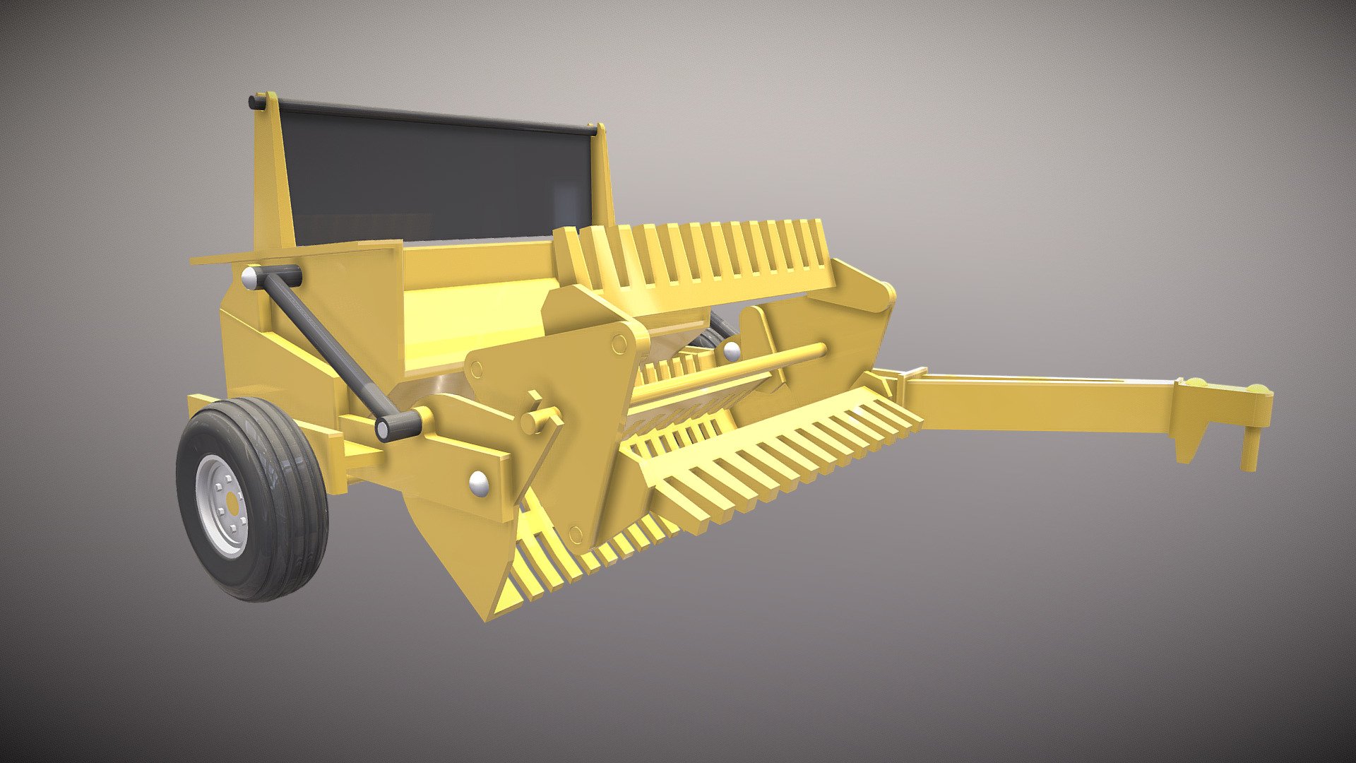 Degelman 7200 Rock Picker - 3D model by MazerStudio [d574d94] - Sketchfab