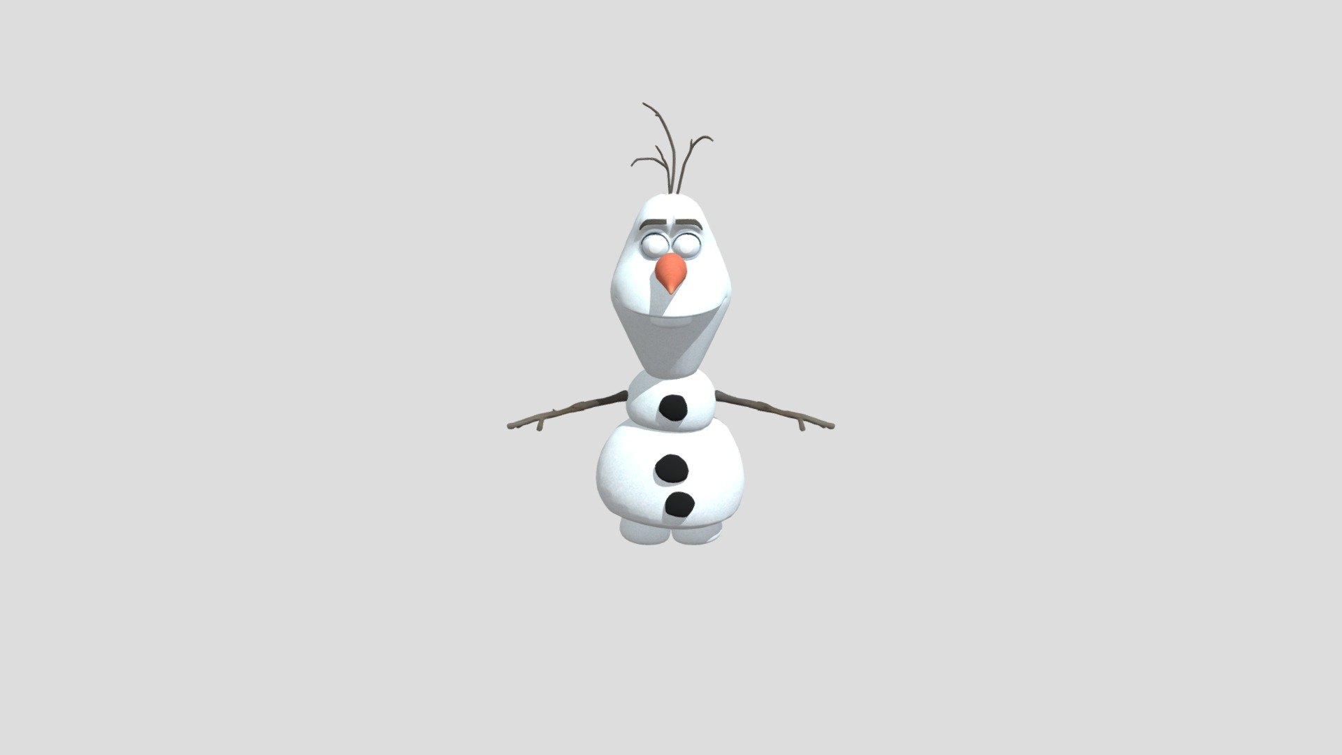 PlayStation 4 - Kingdom Hearts III - Olaf - Download Free 3D model by ...