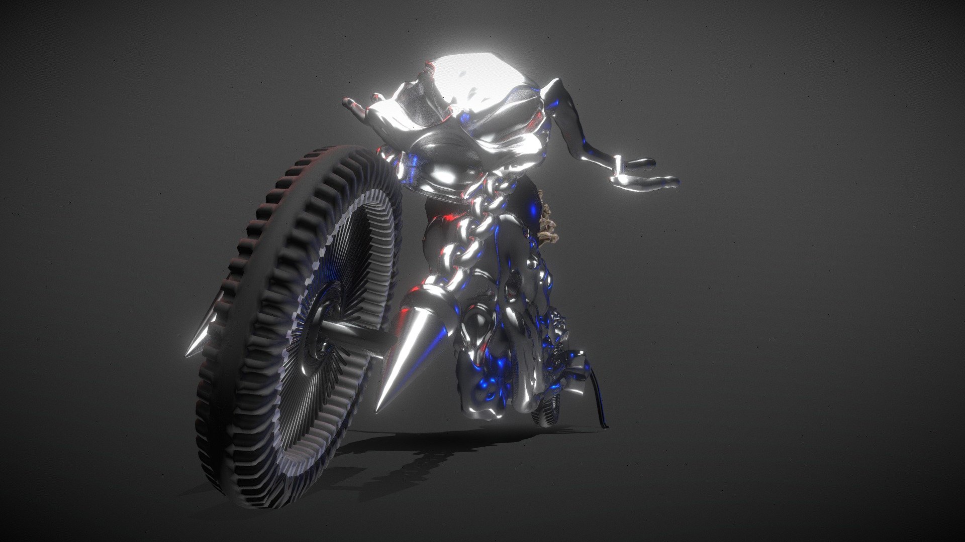 Motorbike(Ghost Rider) - 3D model by MagicHorizon (@CalangoTech ...