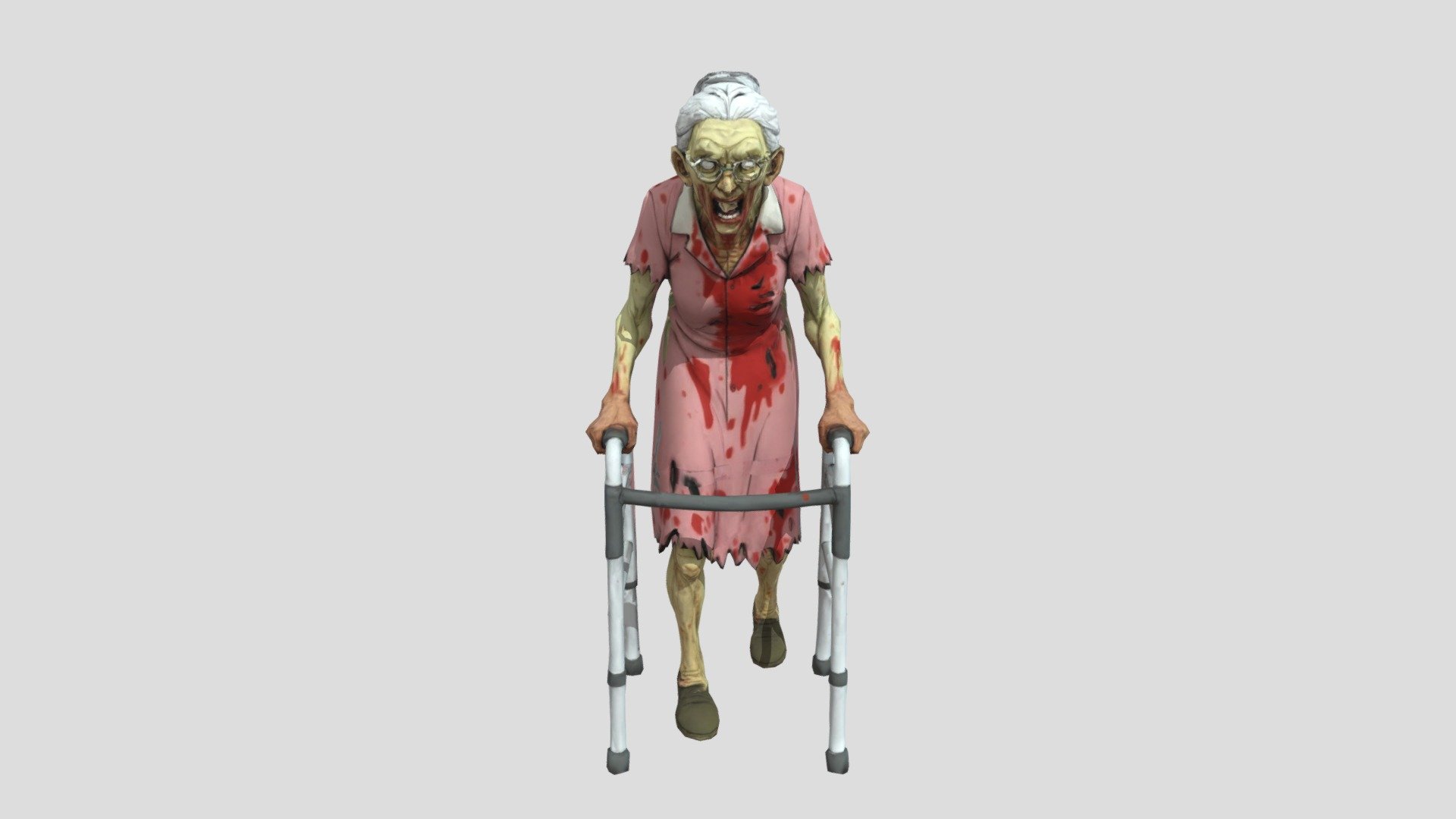 Zombie Granny - Download Free 3D model by maicollgdalpiaz [d576e49 ...