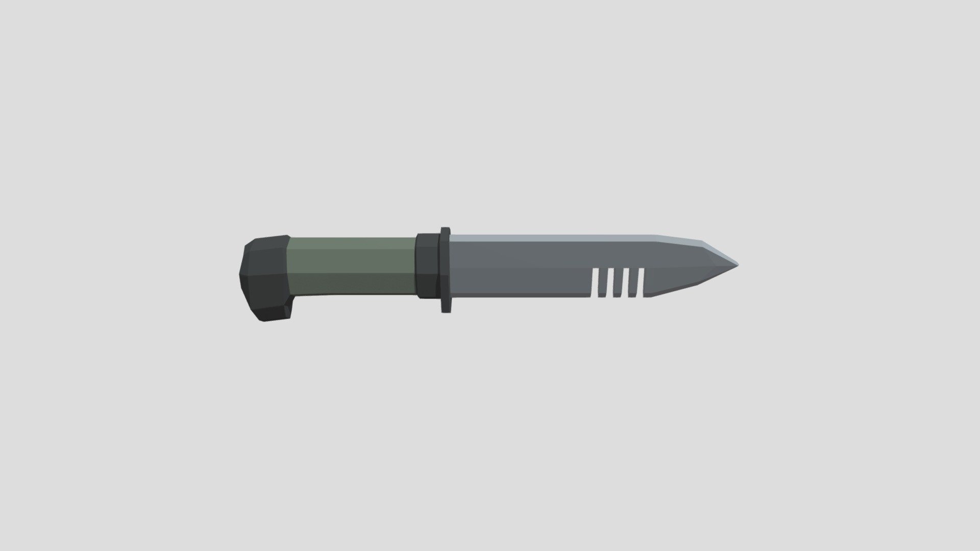 Bayonet - 3D model by jespernilsen [d578dae] - Sketchfab
