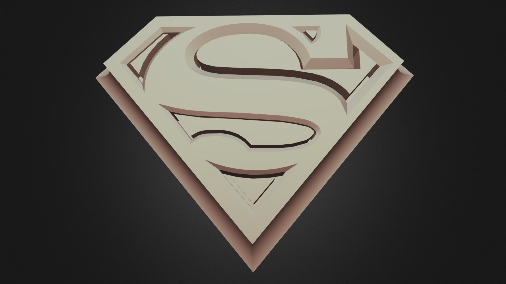 Solid Superman Logo - Buy Royalty Free 3D model by MR.AnyCAD (@MRAnyCAD ...