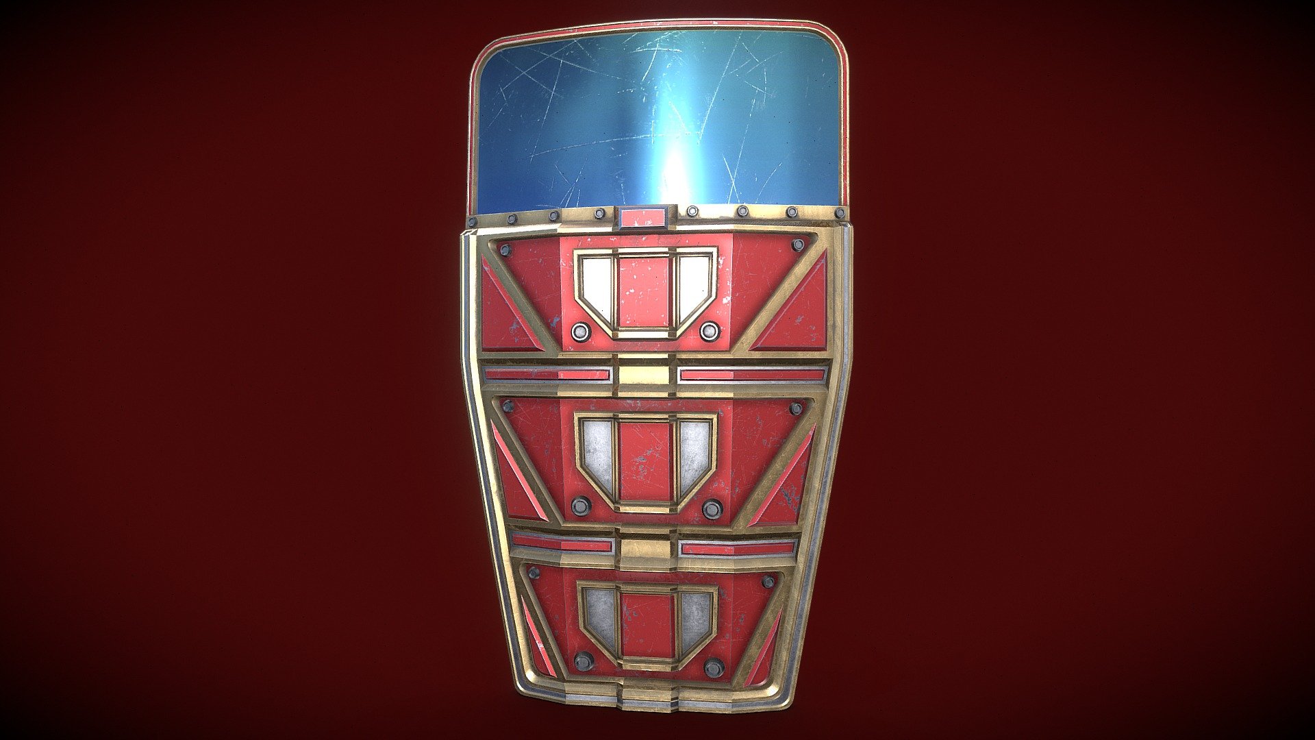 Ballistic Superhero Shield - Download Free 3D model by A.I.R (@air3ddd ...