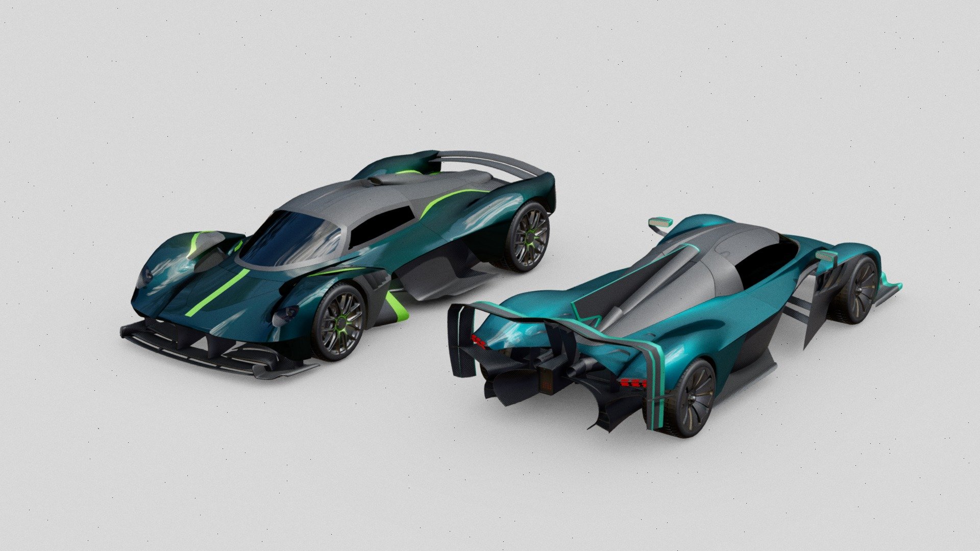 Aston Martin Valkyrie - 3D model by iSteven (@OneSteven) [d57a2e4 ...