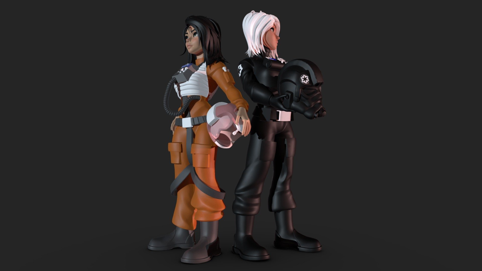 Enemies - 3D model by Ethan Stubbs (@estubbs3d) [d57b83a] - Sketchfab