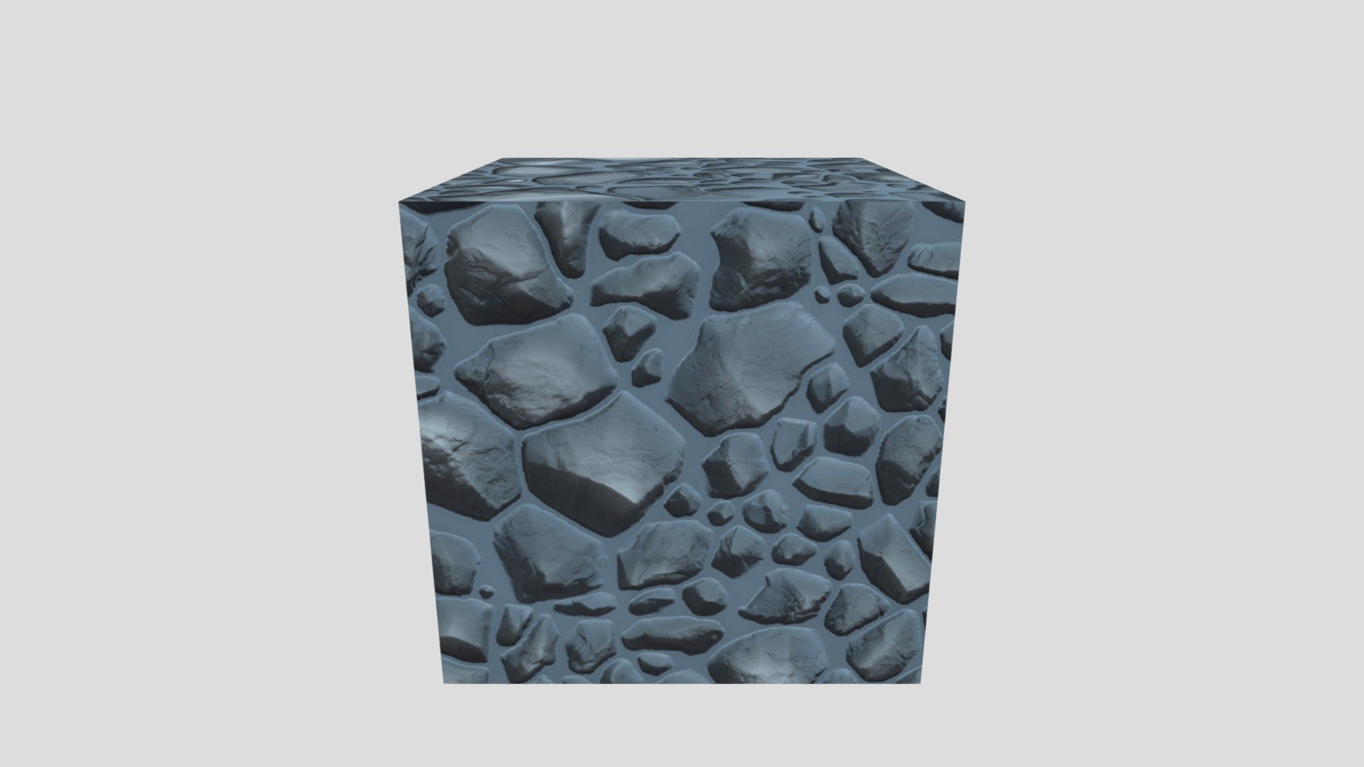 Cube with rock texture - Download Free 3D model by MithunanJ [d57ce23 ...