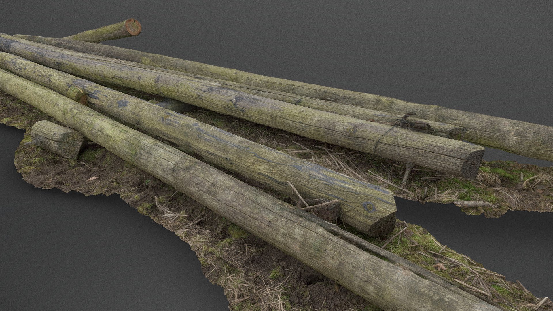 Old telegraph poles - Buy Royalty Free 3D model by matousekfoto ...