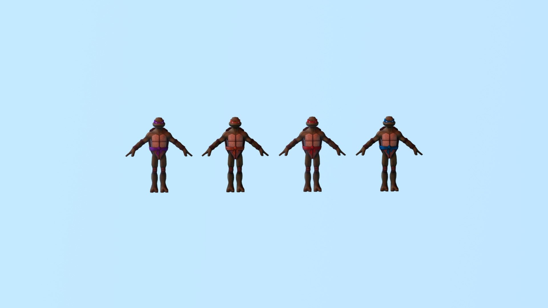 TMNT - Ninja Turtles - Download Free 3D model by jokamovies [d57eb0d ...