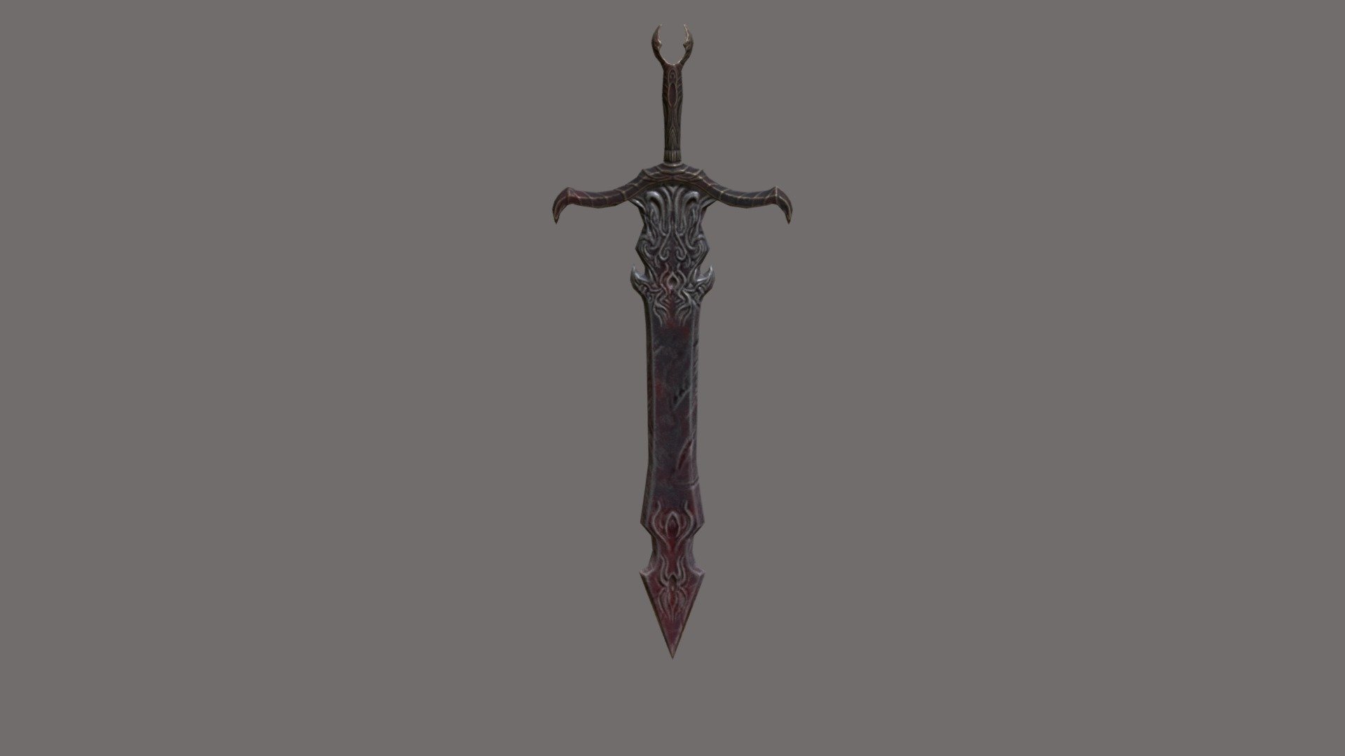 fantasy bloody sword - Download Free 3D model by Daniel Morcos ...