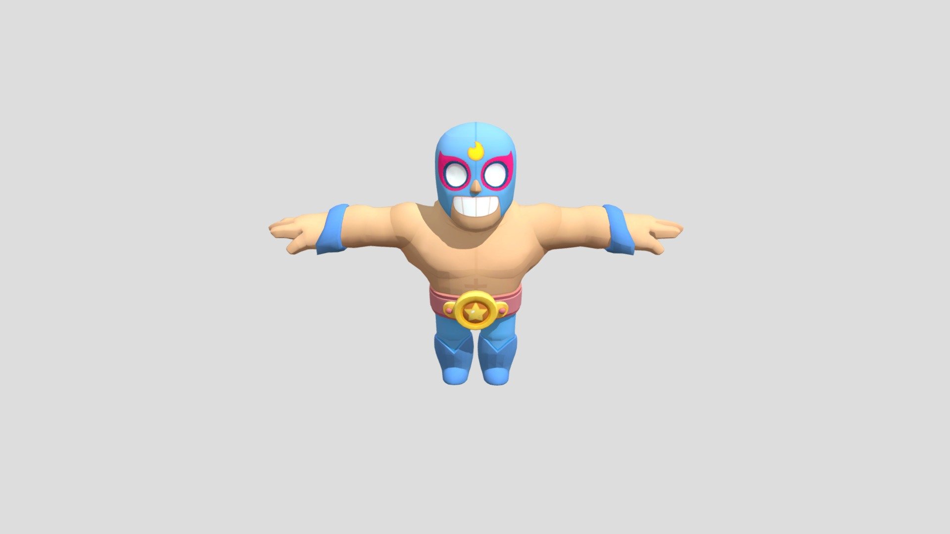 Brawl Stars - El Primo - Download Free 3D model by 3D by Renato👽🎅 ...