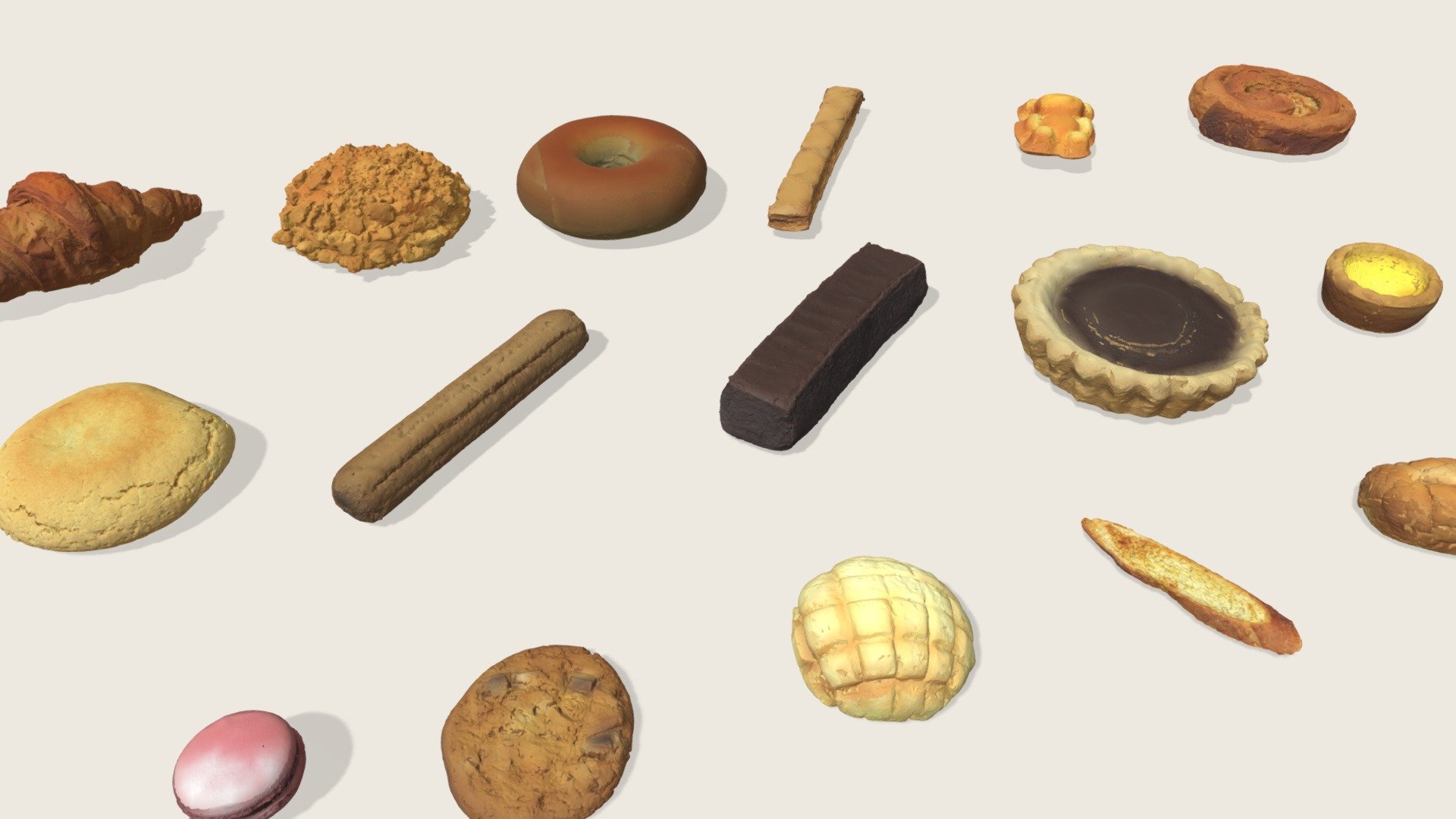 Dessert pack - Buy Royalty Free 3D model by digikstudio [d57f6b7 ...