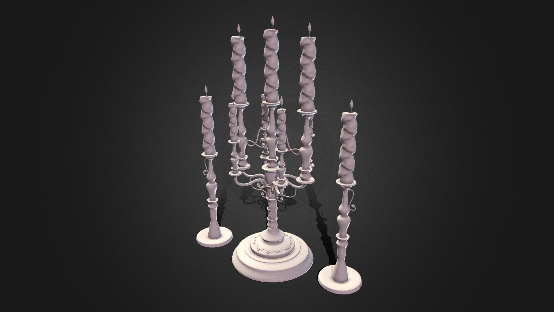 Dinner Candle Lights - Download Free 3D model by nanayin (@hanayin ...