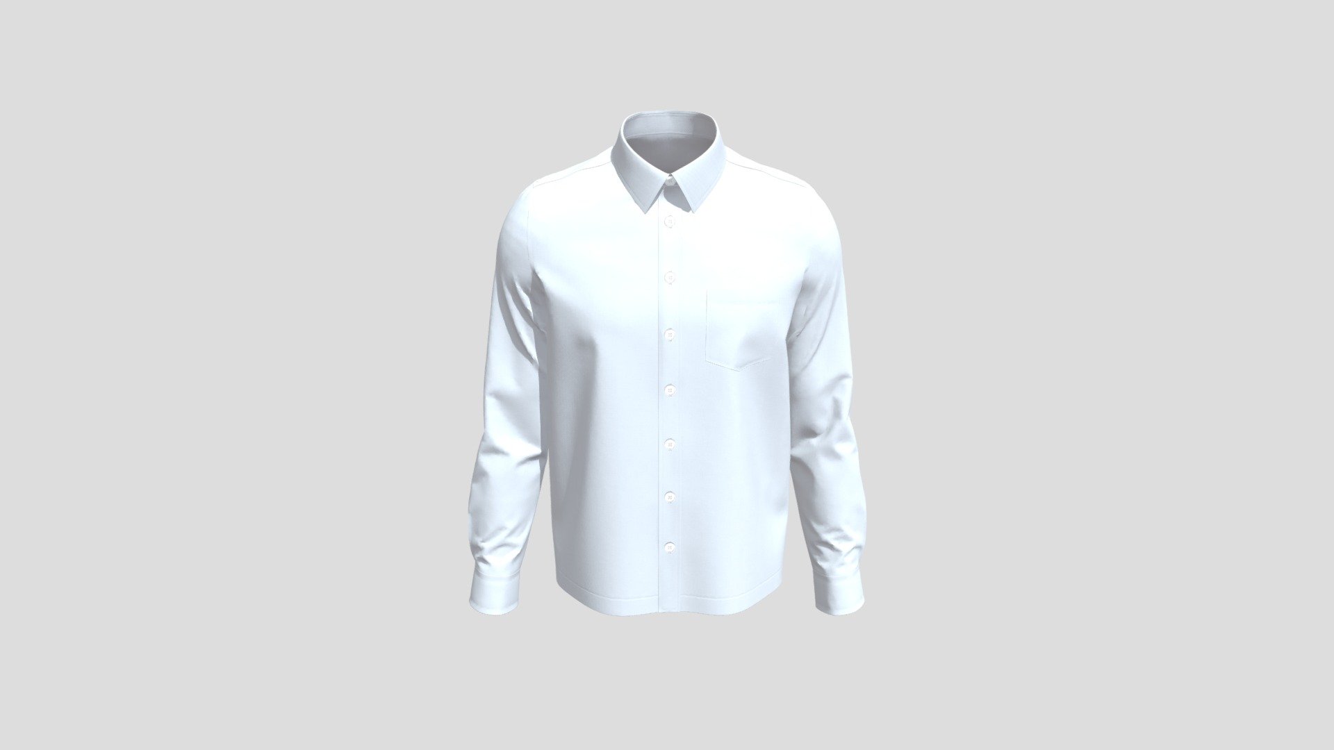 Casual Shirt - Slim Fit - Buy Royalty Free 3D model by najdmie [d582e0d ...