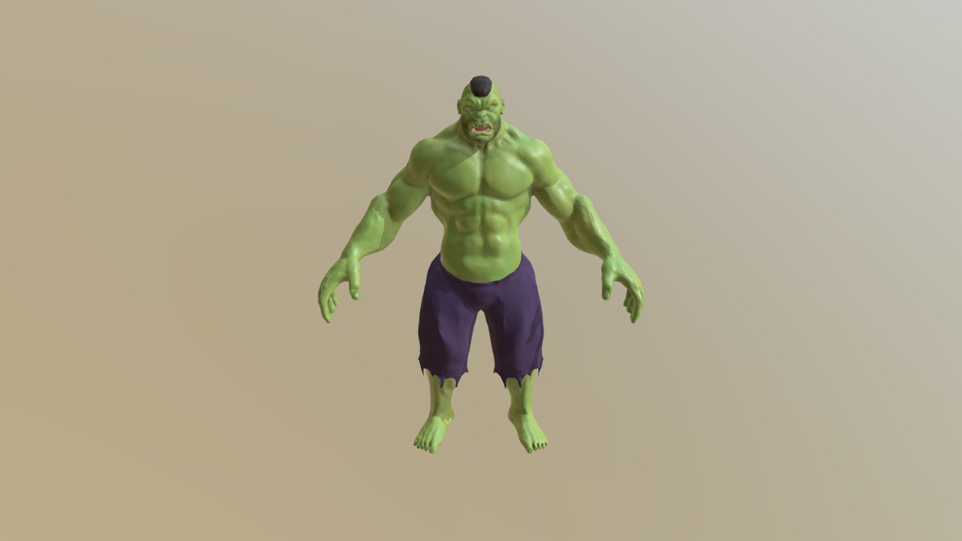 hulk - 3D model by warhus [d5850a6] - Sketchfab