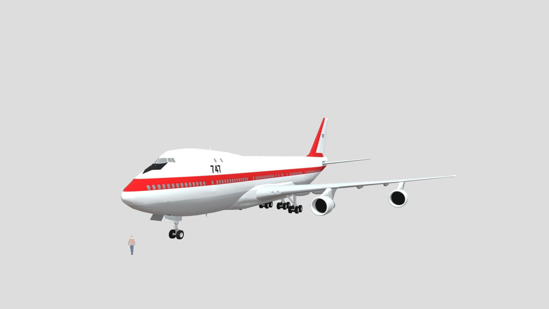 boeing 747 100 City of Everett - Download Free 3D model by zairiqzairiq ...
