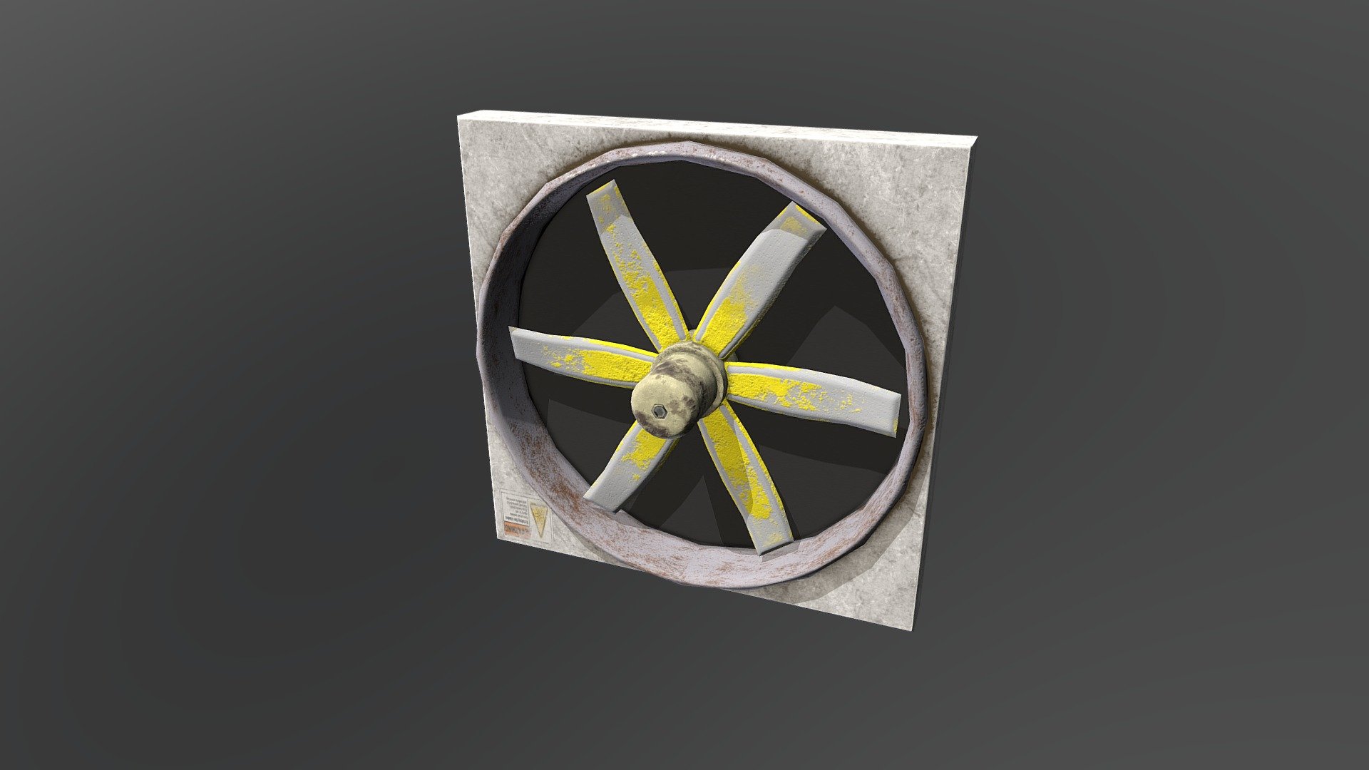 Ventilator Low Poly - 3D model by pyrosquid [d58775c] - Sketchfab