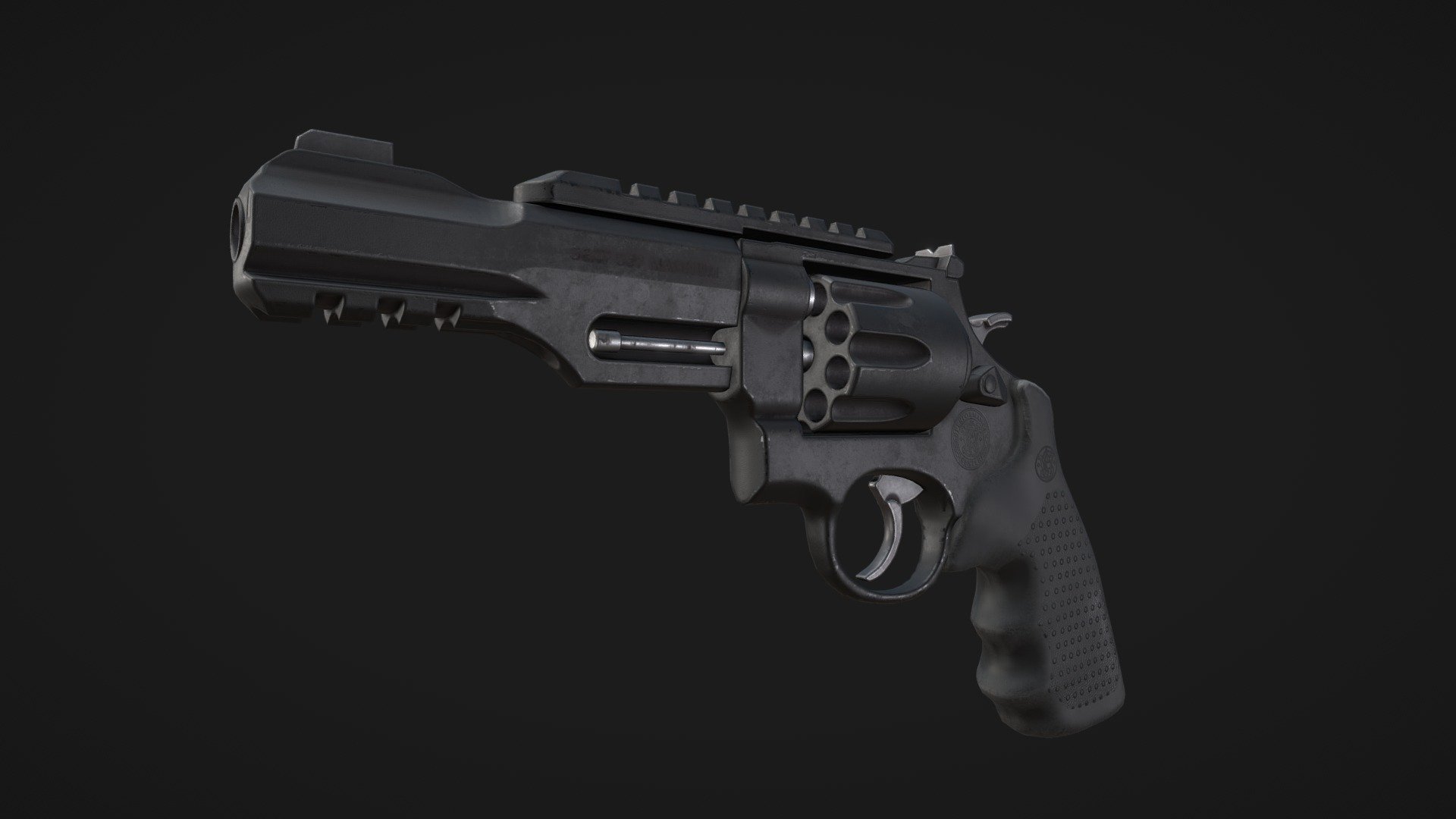 Smith & Wesson R8 Revolver - 3D model by Erwin van Dieren ...