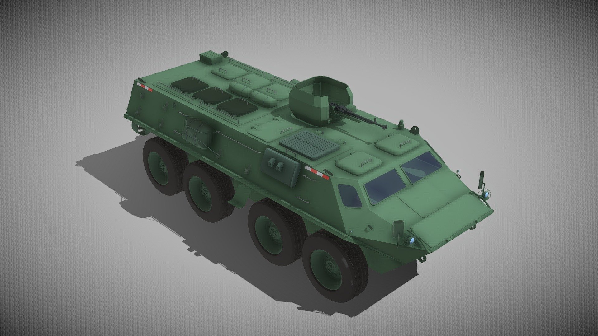 [Original Design] WZ-522-1 Wheeled APC - Download Free 3D model by ...