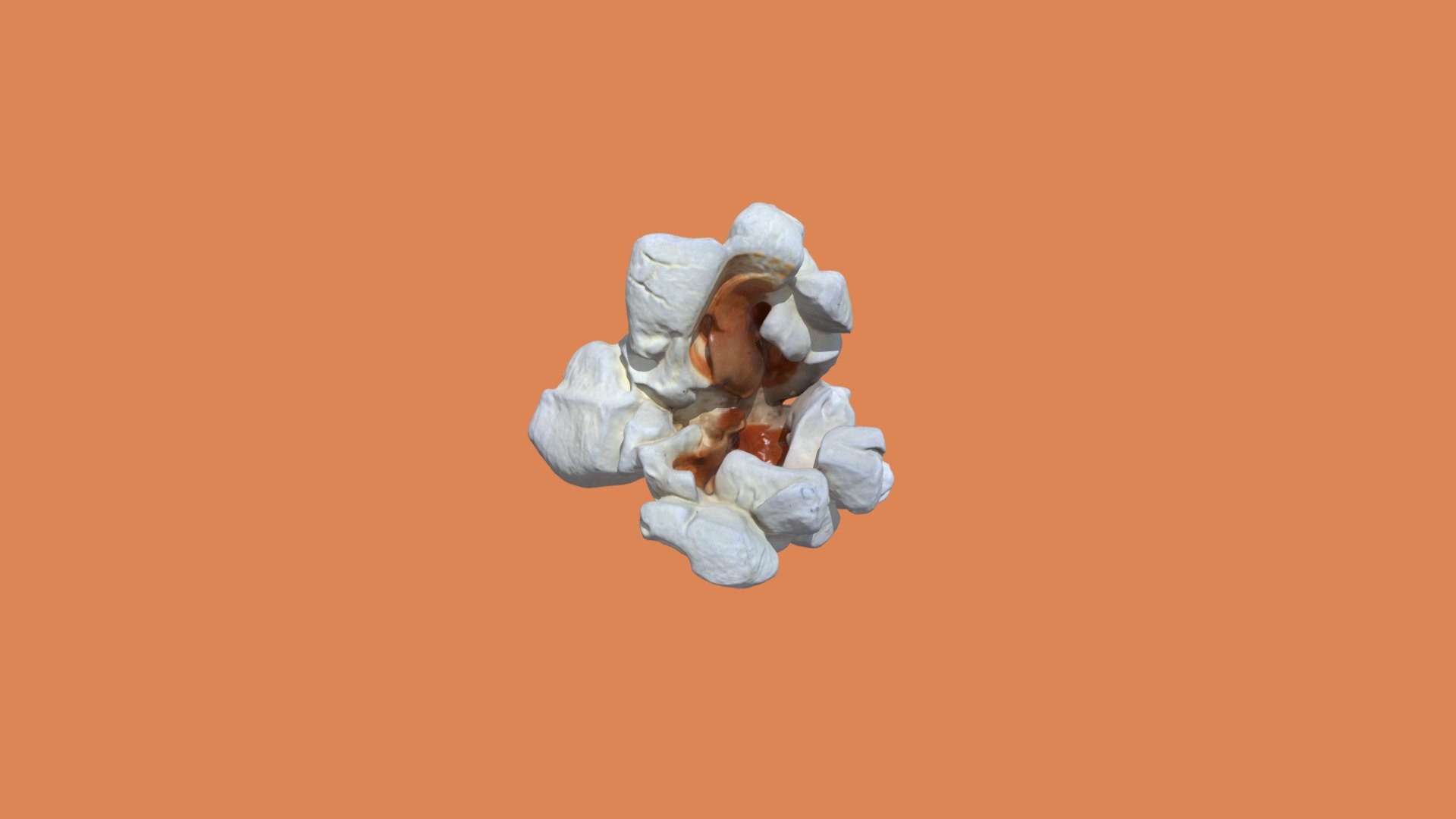 Popcorn Flake scan (PBR) - downloadable - Download Free 3D model by ...
